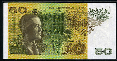 Australian Banknotes 50 Australian Dollars banknote 1991|World ...