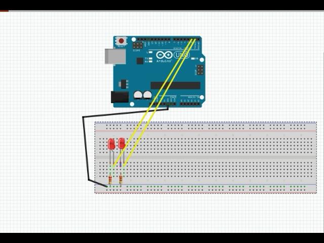 Tutorial l arduino: tutorial arduino lampu led flip-flop