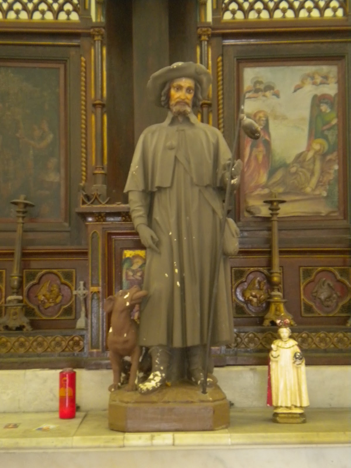 Balaenius Rex!!: Saint Roch, patron of dogs. New Orleans