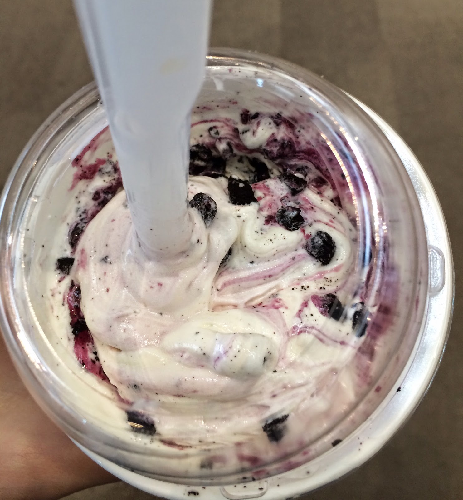 McFlurry Blueberry Oreo From McDonald's / マクドナルドのマックフルーリー ブルーベリーオレオ ~ I ...
