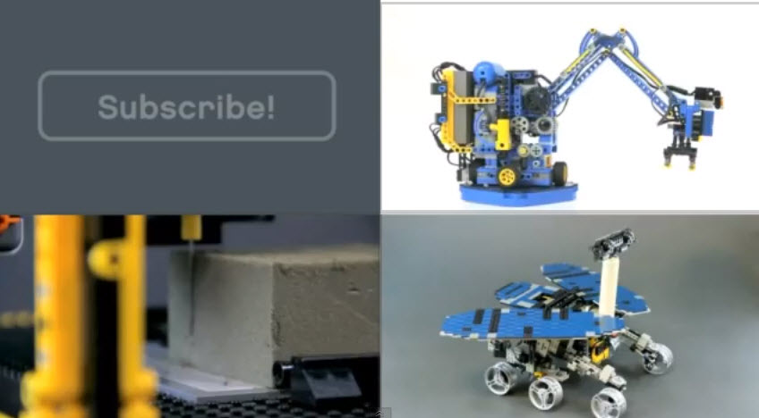 LEGO 360° Milling Machine Present | Machine Tool Concept.