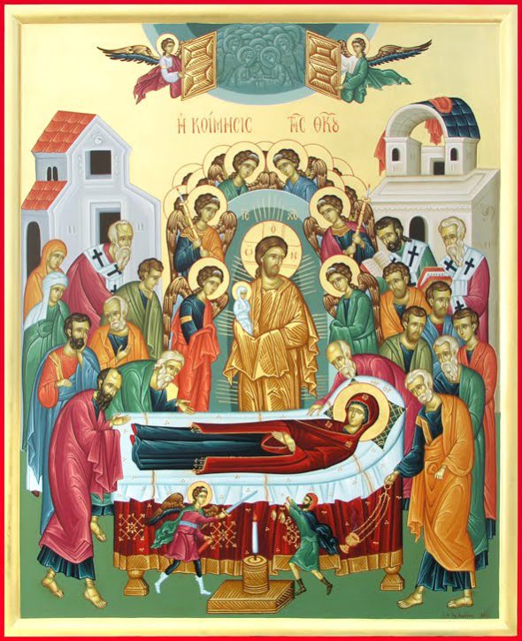 ORTHODOX CHRISTIANITY THEN AND NOW: How the Icon of the Dormition Shows ...