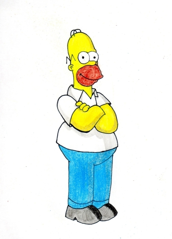 Misdibujostm31: Los Simpsons - Homer