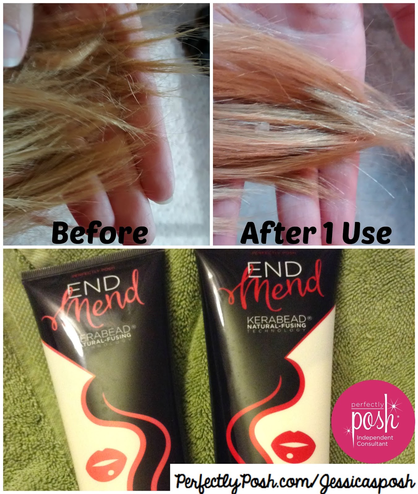 Jessica's Pampering Pursuit: Perfectly Posh End Mend Review and Before ...