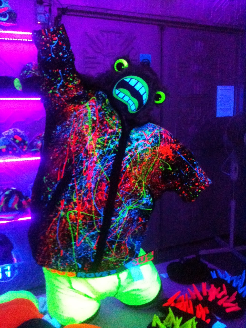 Couch Blog - neon rave street ware from fashion design studio based in ...