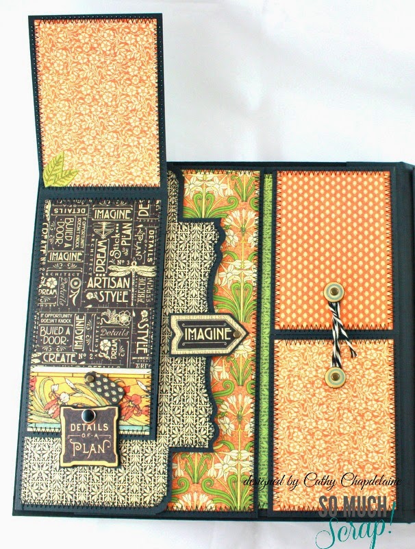 So Much Scrap: Artisan Style Album and Tutorial Info