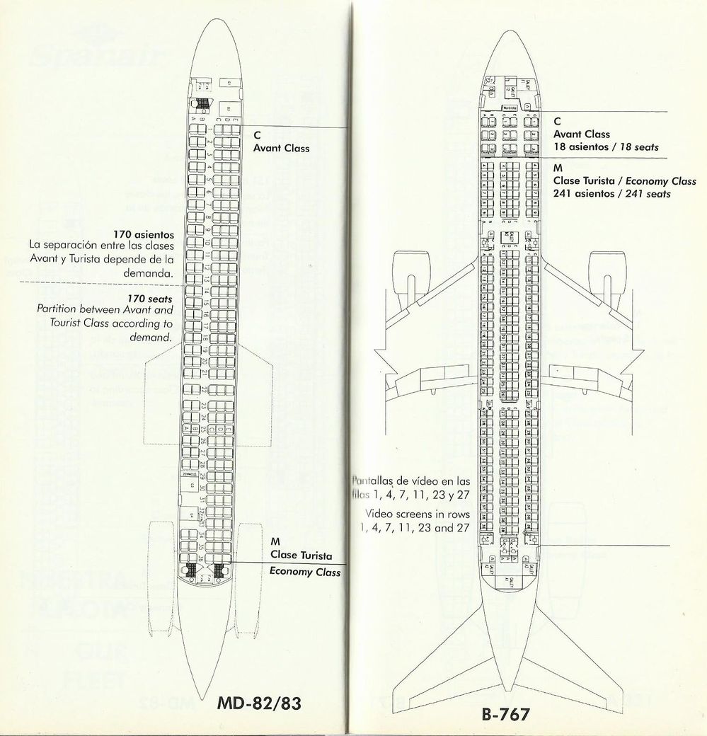 Airline memorabilia: Spanair (2000/2001)