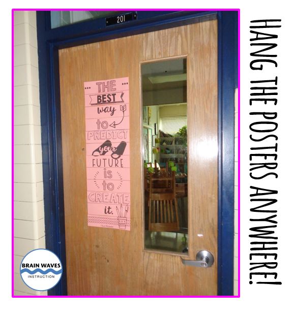 Brain Waves Instruction: Free Stackable Classroom Posters!