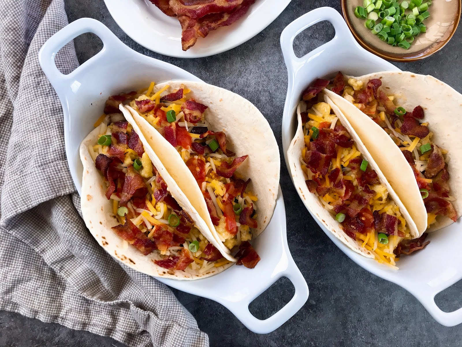 Loaded Breakfast Soft Tacos