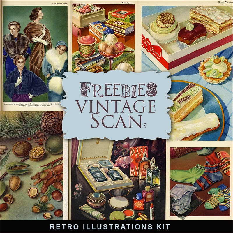 Kit of Freebies Retro Illustrations:Far Far Hill - Free database of ...