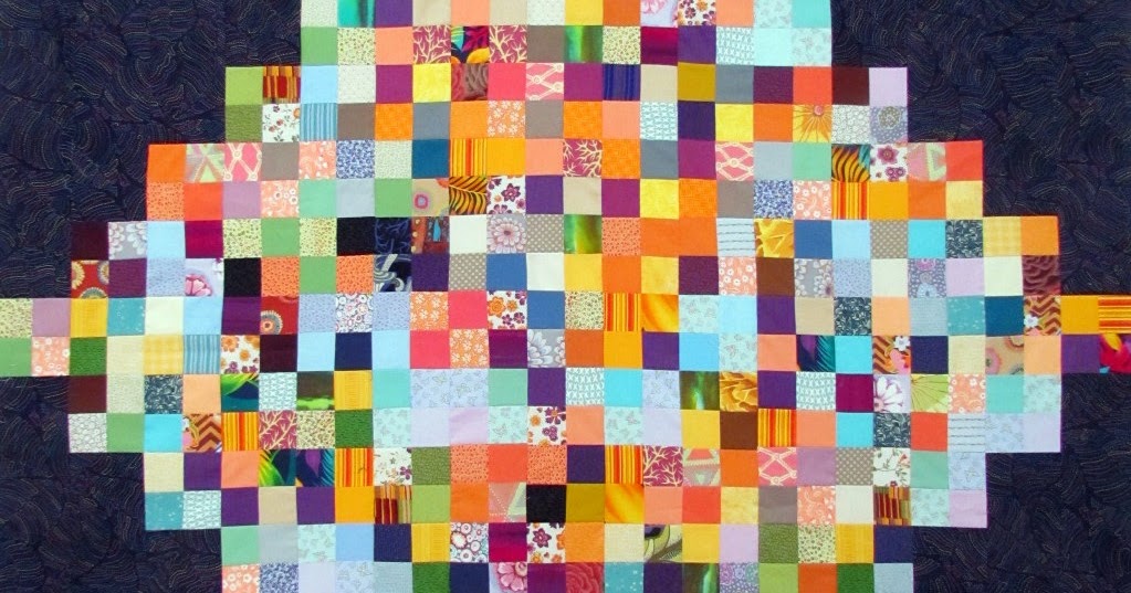 Melody Johnson: Scrappy Guilt Trip Four Patch Top