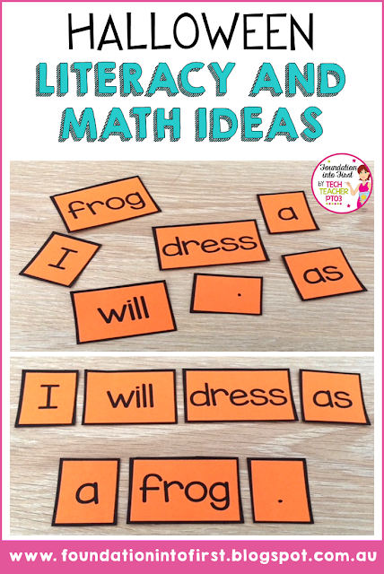 Halloween Literacy and Math Ideas | Foundation into First