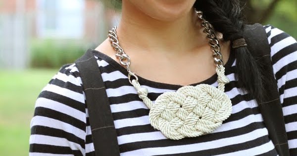 Syl and Sam: diy nautical rope necklace