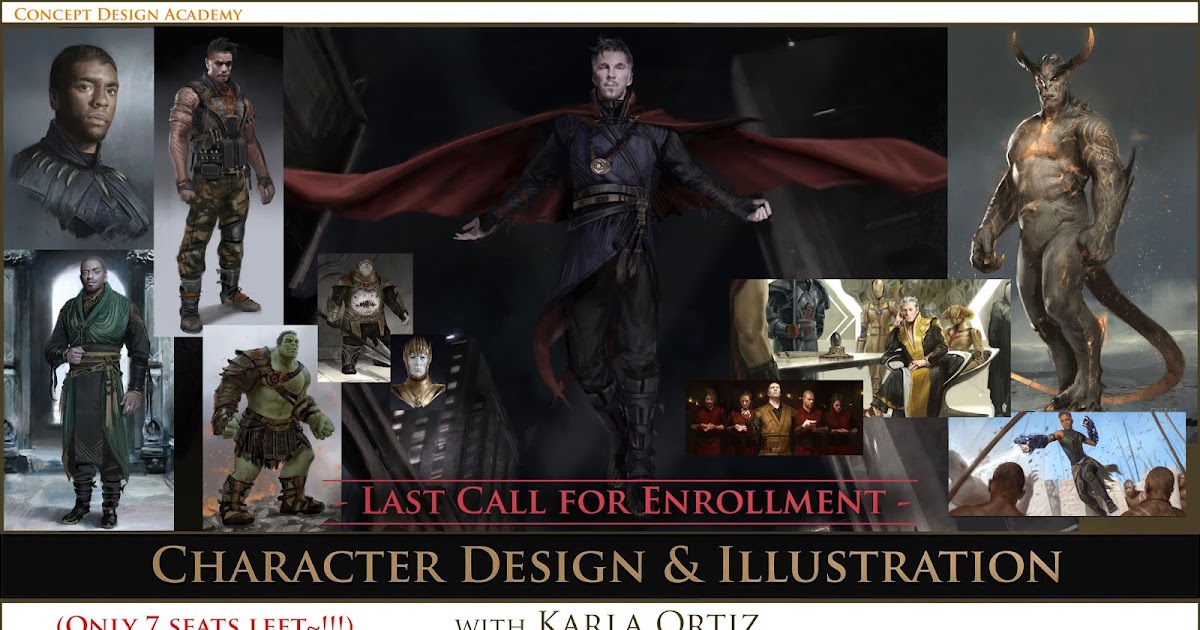 Concept Design Academy: "Character Design & Illustration" with Karla ...
