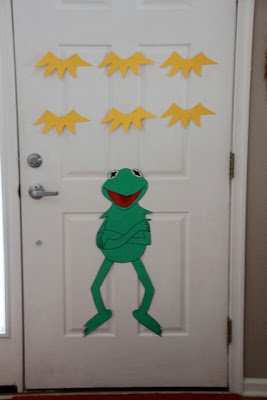 everywhere orange: Kermit party: decor, games and craft