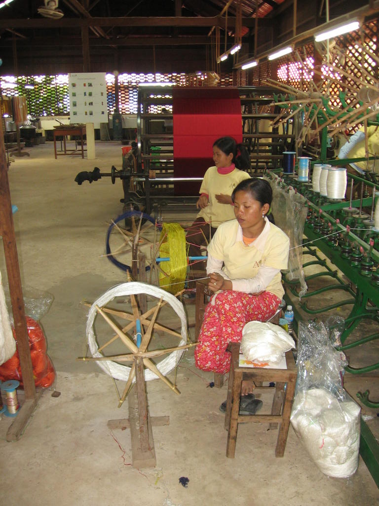 Cambodian Silk Farm..