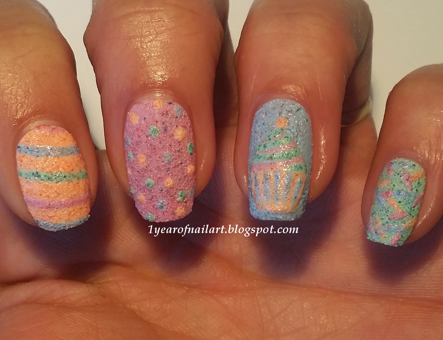 365+ days of nail art: Swatches and nail art Kiko Cupcake collection