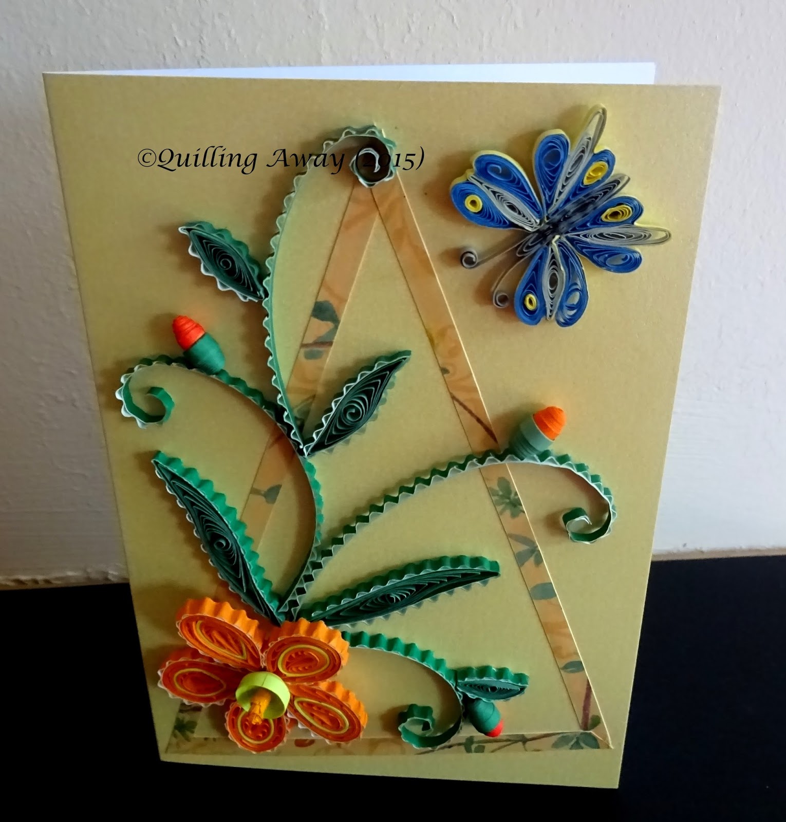 Quilling Away : Quilled card