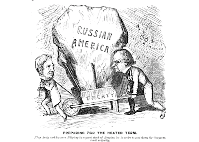 Political Cartoon Analysis: Purchase of Alaska Political Cartoon ...