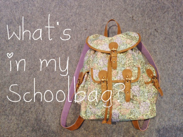 Neon Spring: What's in my School Bag for Sixth Form?