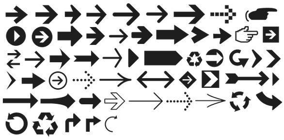 1000+ Free Graphics: Vector Arrow Shapes for Photoshop