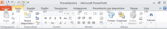 Power Point Y Sus Partes: PARTES DE POWER POINT