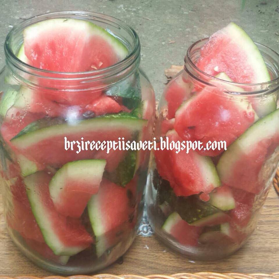 Brzireceptiisaveti.blogspot.com: Tursija od lubenica Pickled watermelon