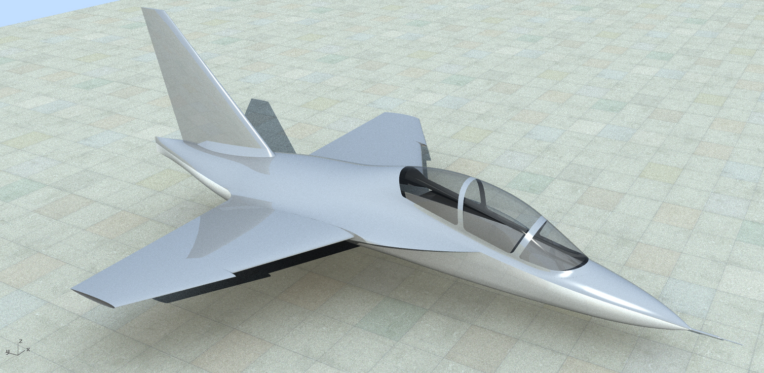 Mé modely RC letadel: YAK 130 - 3D model