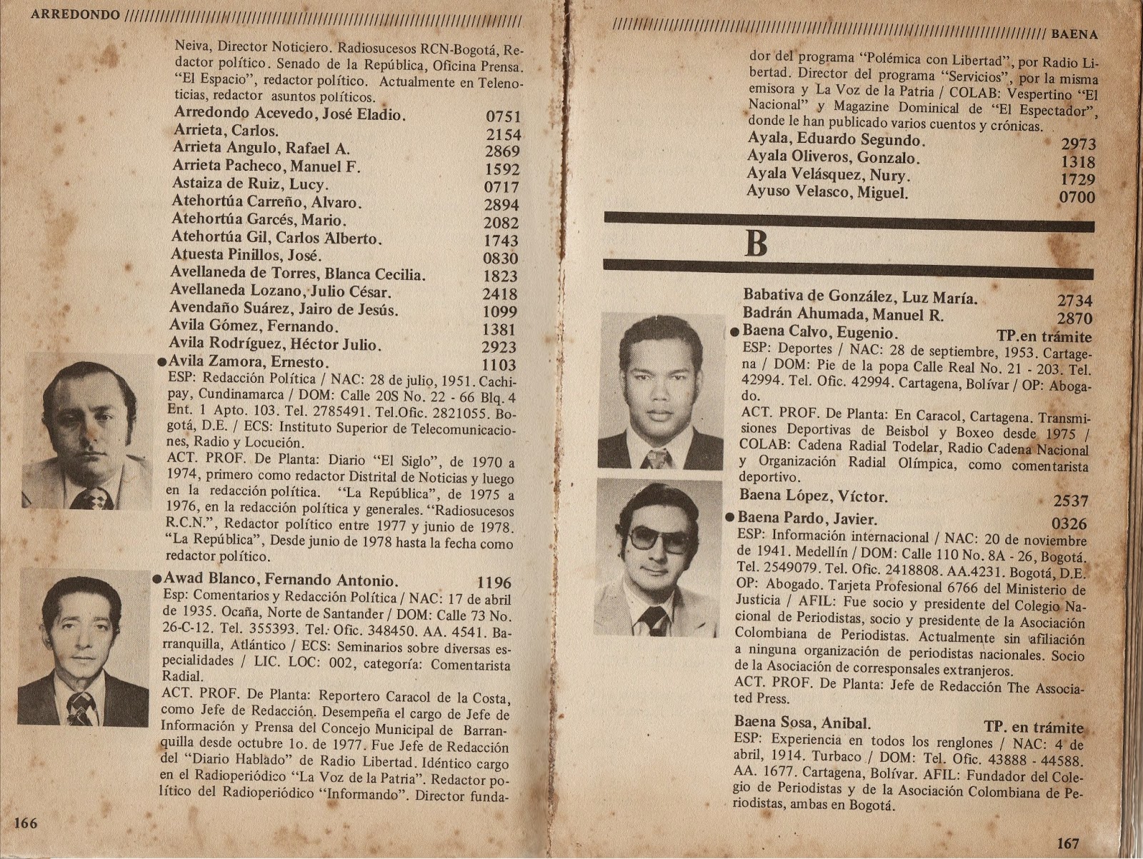 BIOGRAFIA PERIODISTICA Y FAMILIAR DE FERNANDO ANTONIO AWAD BLANCO ...