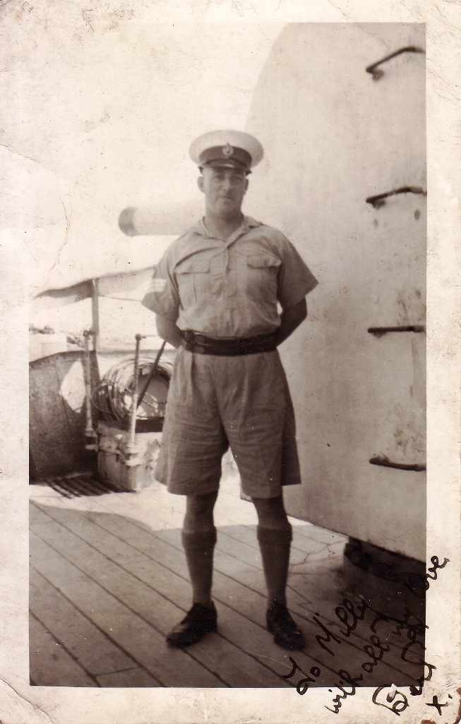 Lt. W.E. 'Bert' Cross : Royal Marines: 1. Five Photos Fifty Nine Years