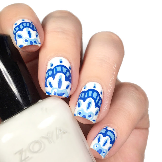 Instagram Designed Moroccan Tile Nails — 25 Sweetpeas
