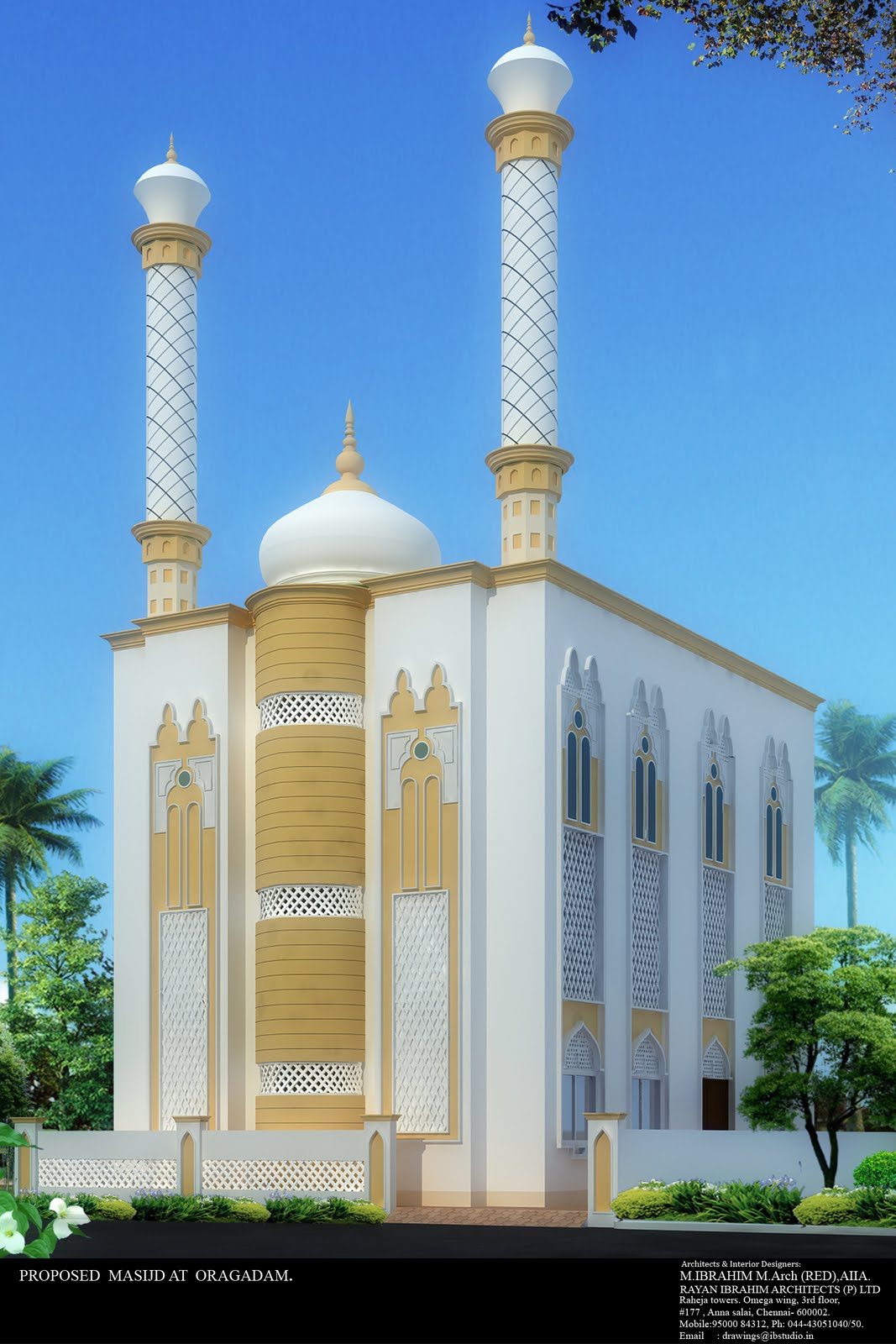 MASJID AROUND THE WORLD: ONGOING MASJID WORK IN CHENNAI INDIA