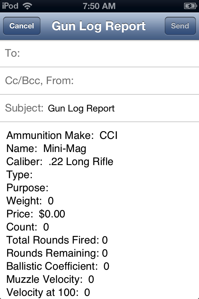Gun Log SPC: Gun Log SPC