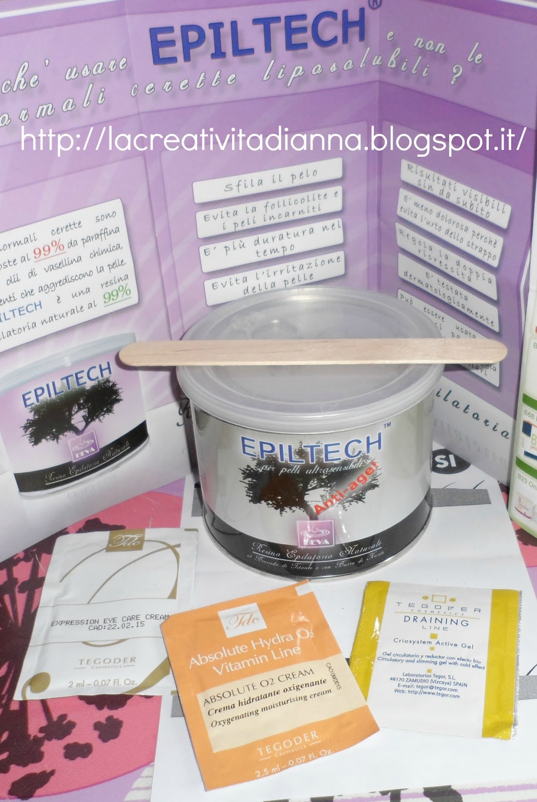 La Creatività di Anna!!!: RESINA EPILTECH AL TITANIO DEVA.