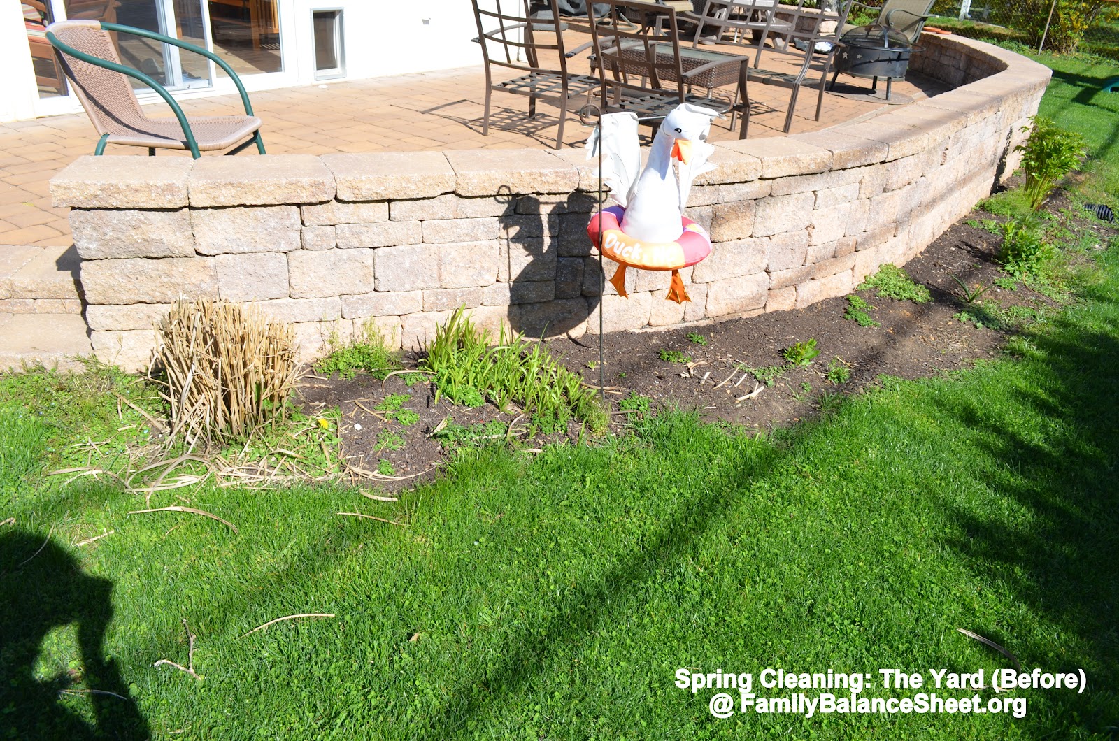 Front Yard Landscaping: Spring Clean Up! - Family Balance Sheet