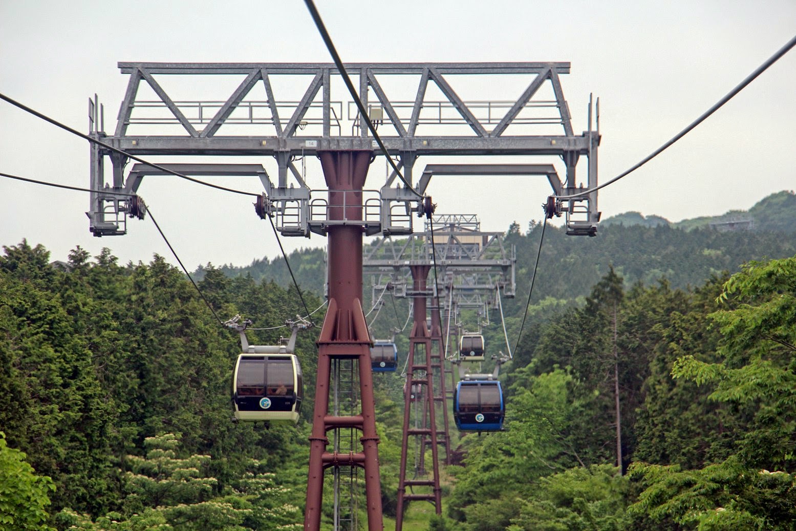 the viewing deck: Hakone Solo Day Trip last part; via Ropeway Rides