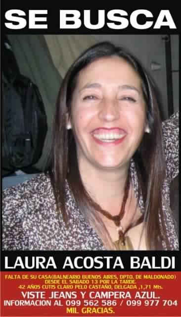 Juntos Podemos:..: APARECIÓ Laura Maria Acosta Baldi