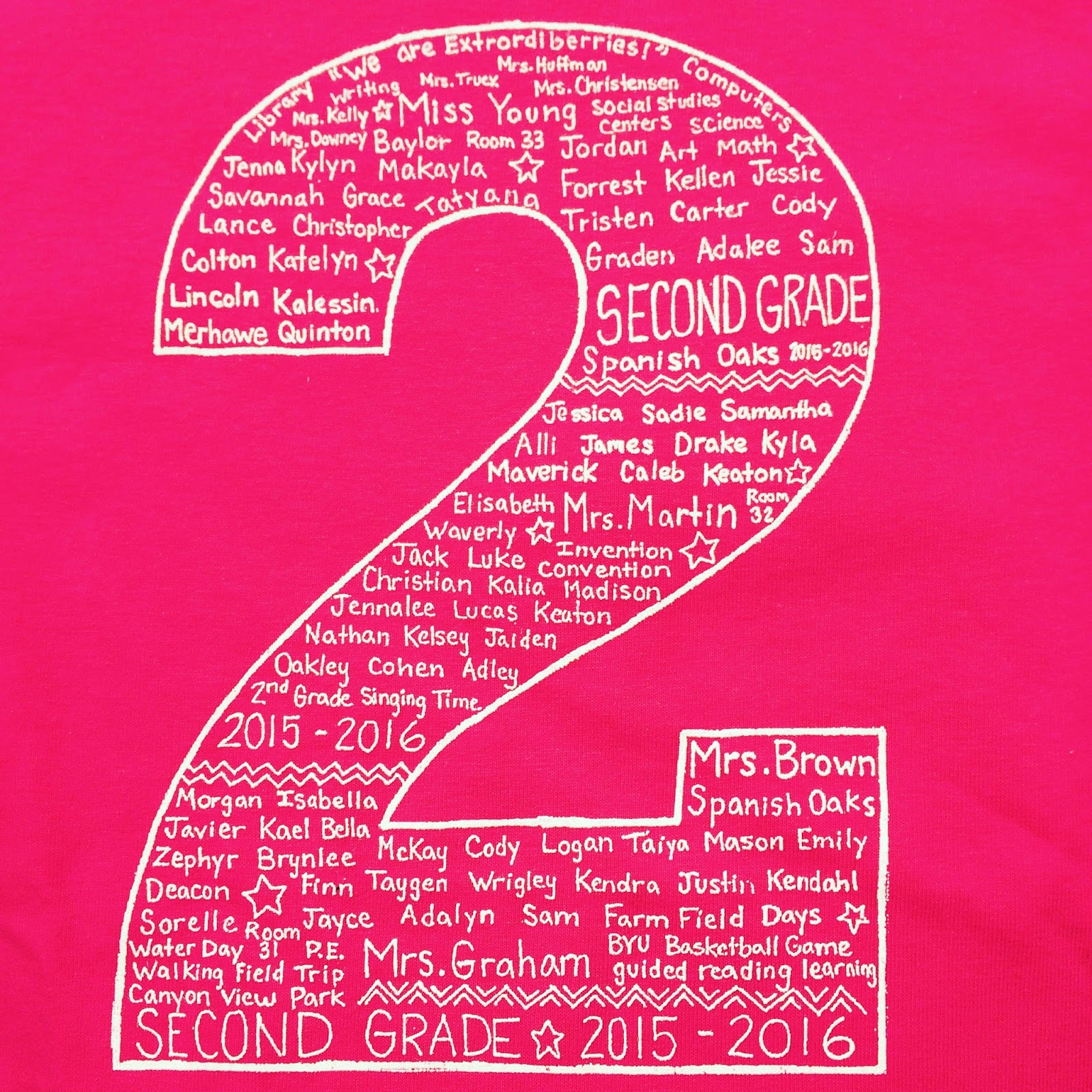 A Love for Teaching: 2nd Grade T-shirts!
