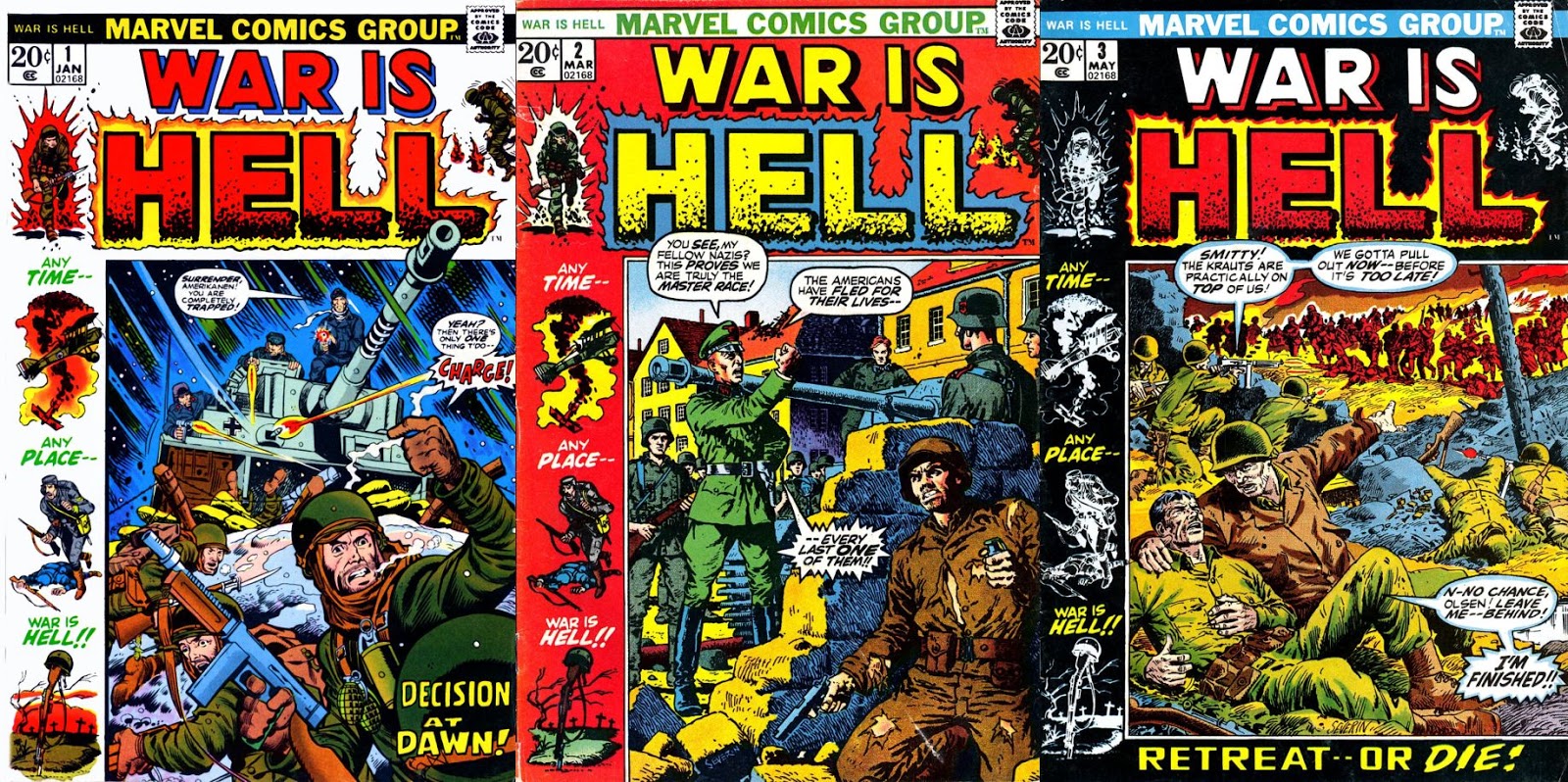 Old Comics world: War is Hell (001-015)(1973-1975) - Marvel