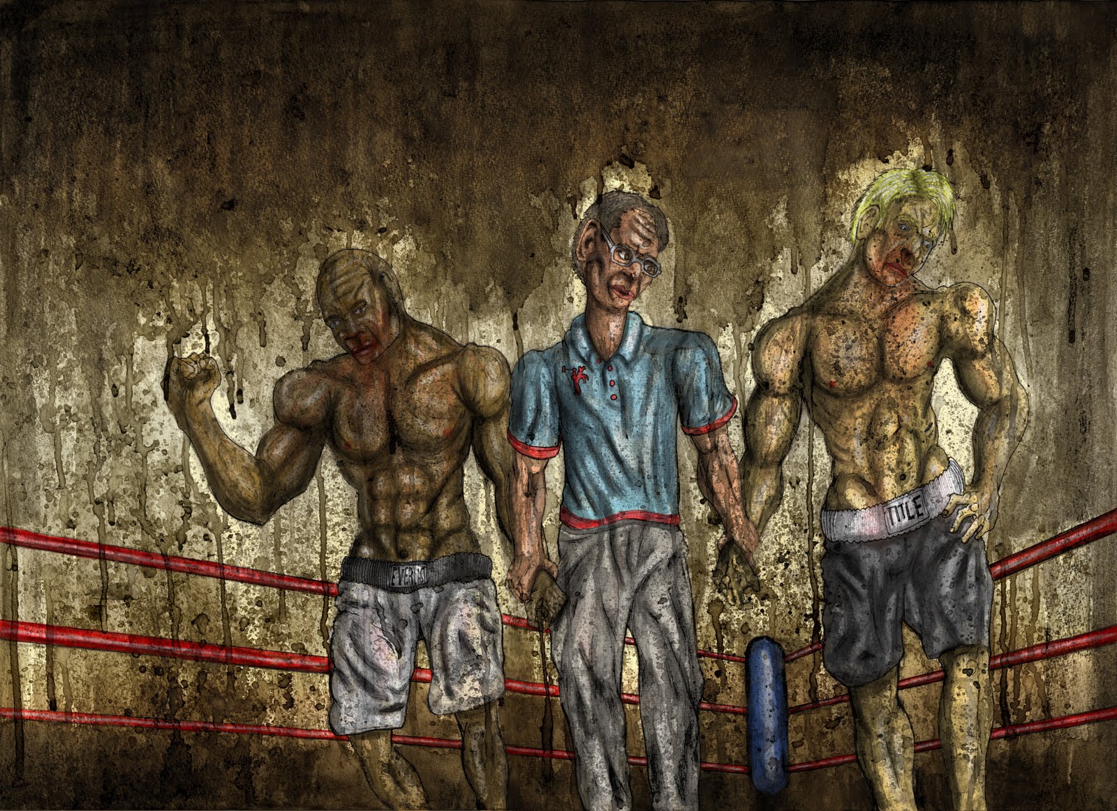 Nathans Art: On Boxing: The Drawings