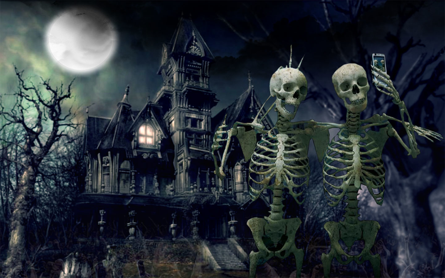 Skeleton Skull Scary Wallpaper | Scary Wallpapers