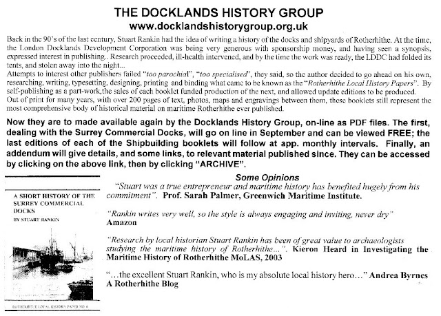 A Rotherhithe Blog: Stuart Rankin's Rotherhithe Local History Papers to ...