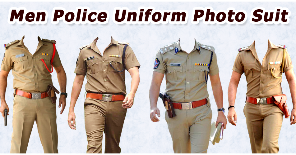 Police Suit Photo Editor - Man Police Photo Suit