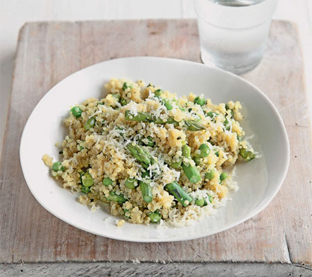 asparagus and pea quinoa risotto recipe -Taste USA