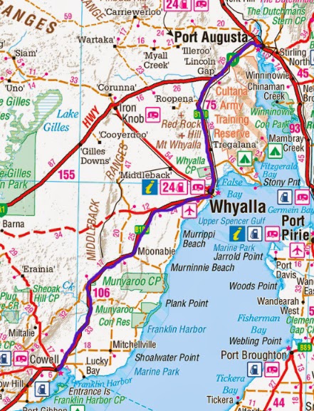 Living the Dream in Oz: Port Augusta to Streaky Bay