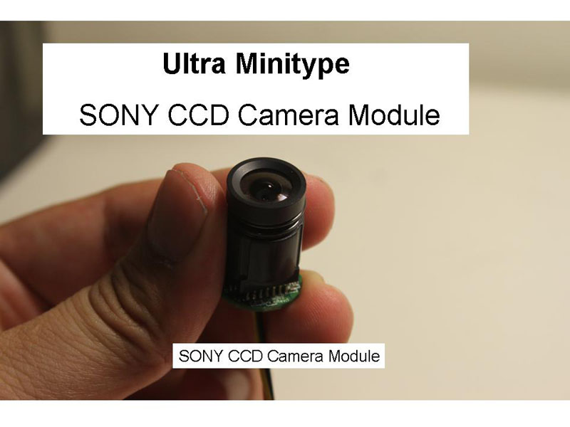 SUNRIASE CO., LTD: Ultra SUPER Mini CCD camera module ( 18mm Φ)