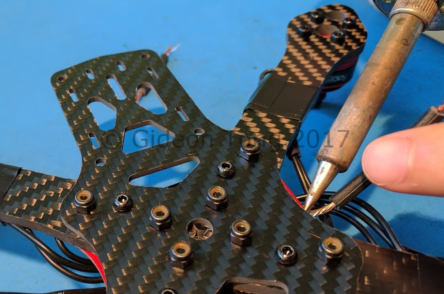 I figured out how to connect the ESC to the PDB with connectors on ...