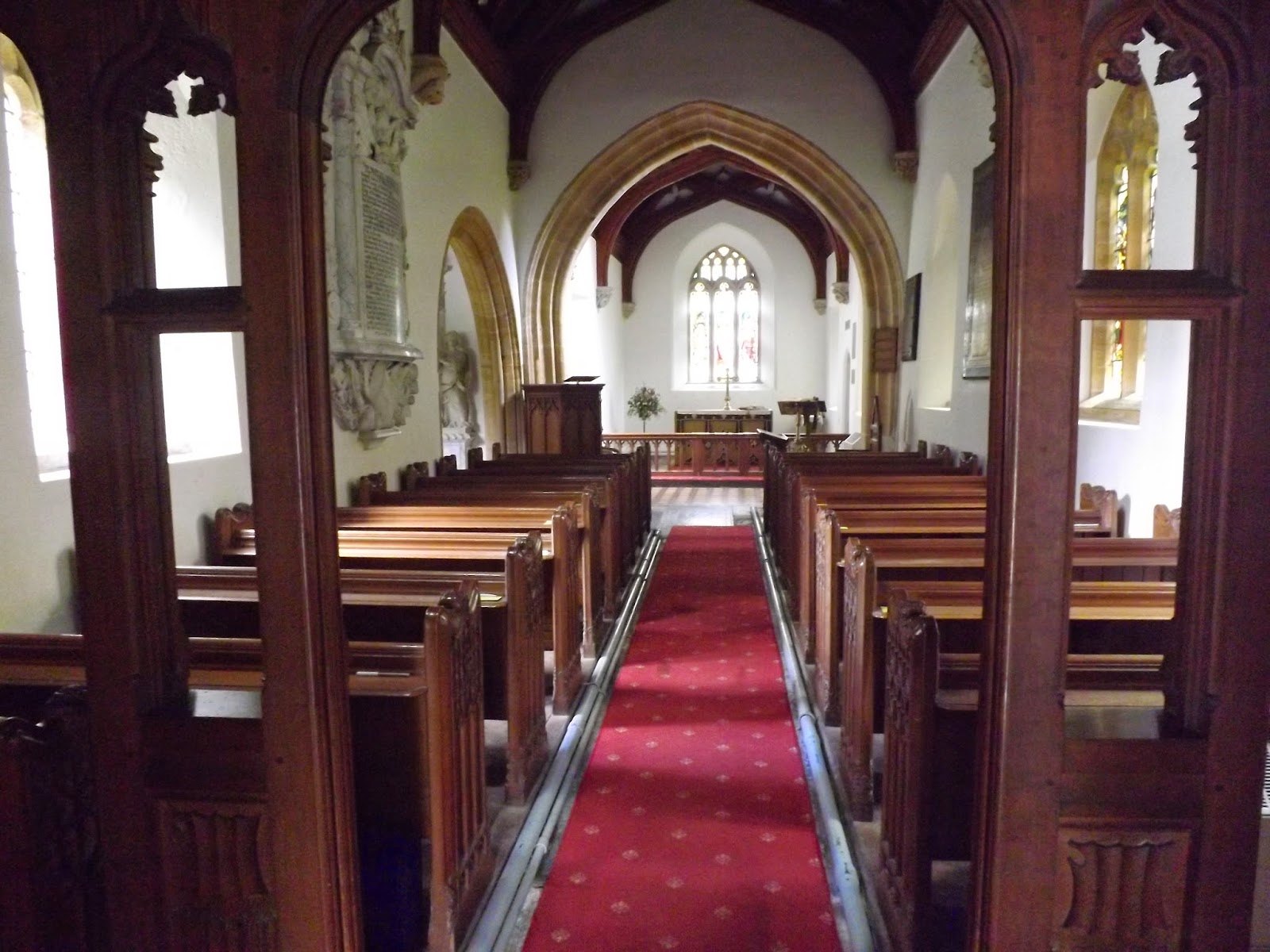Ramblings from an English Garden: St. Andrew's Church - Minterne Magna