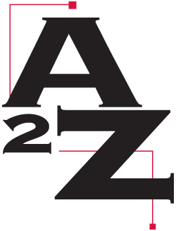 A 2 Z Success: Our logo and a Background Pic.