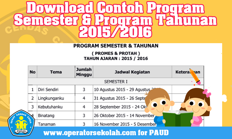 Download Contoh Program Semester & Program Tahunan 2015/2016 - Biologizone
